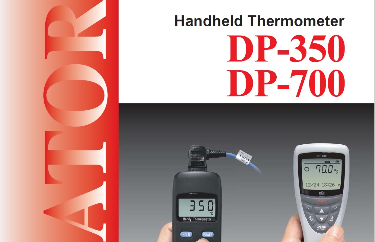 Ichiban Precision Sdn Bhd - Other - RKC Handheld Digital Thermometer DP-350*A, DP-700